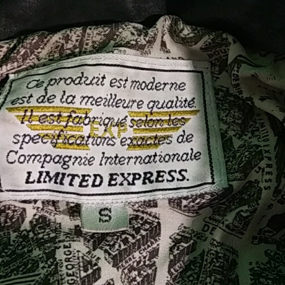 limited express | Jackets & Coats | Limited Express Vintage Sm Leather ...